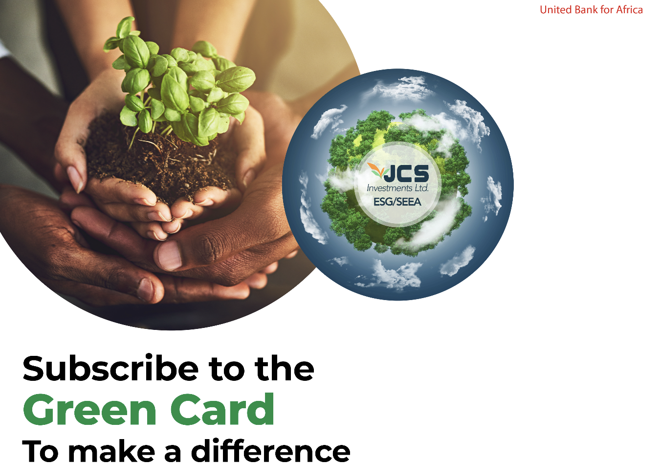 JCS Investments and UBA Ghana launch Green Card to combat climate change - MyJoyOnline